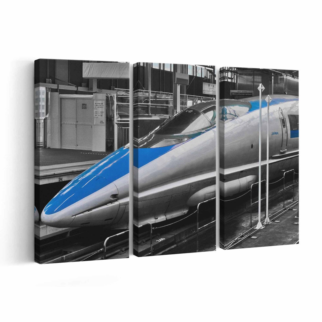 Bullet Train Canvas Print Bullet Train Wall Art Bullet Train Poster ...