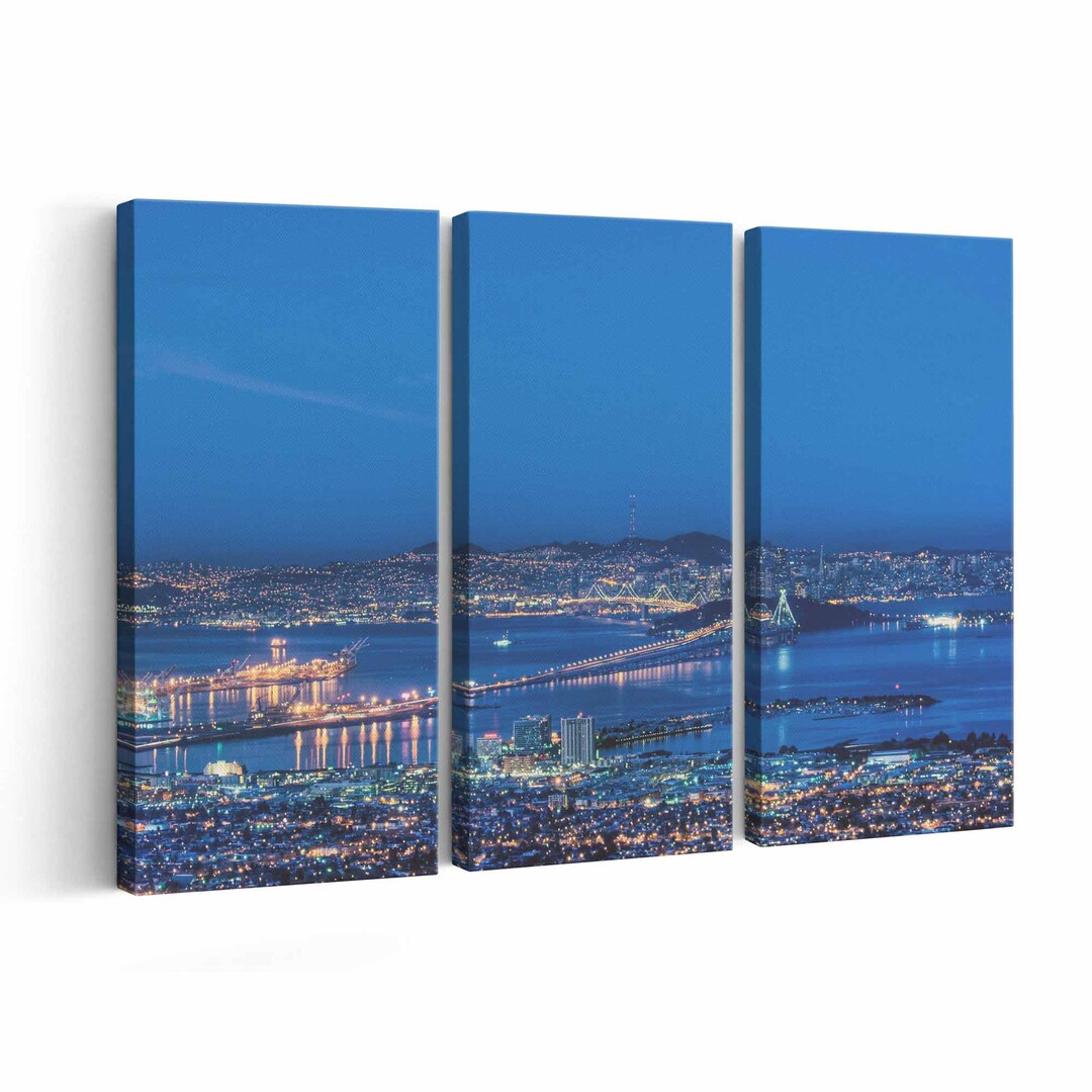 Berkeley Skyline Canvas Print || Berkeley Skyline Wall Art || Berkeley ...