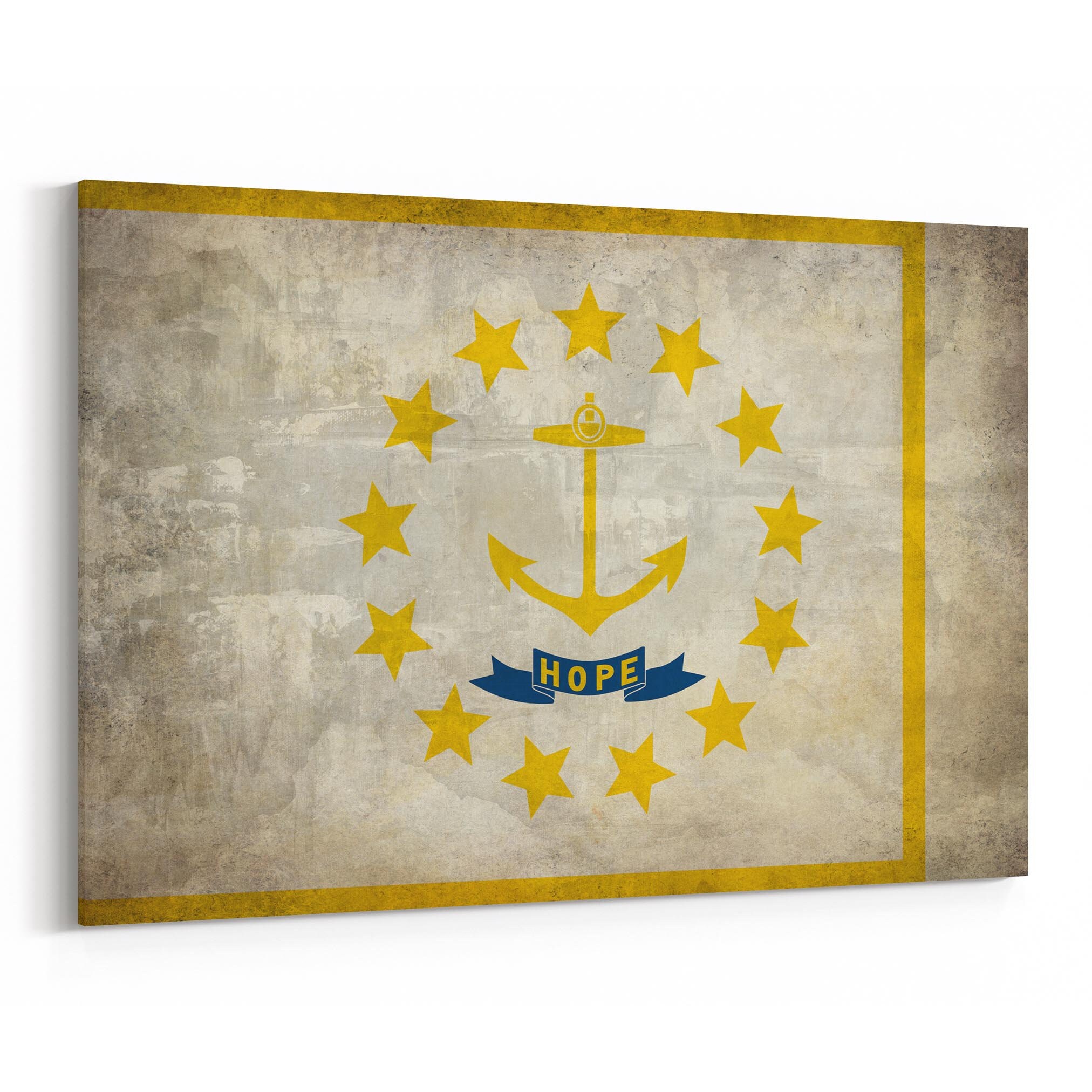 Rhode Island State Flag Canvas Print Rhode Island State Flag | Etsy
