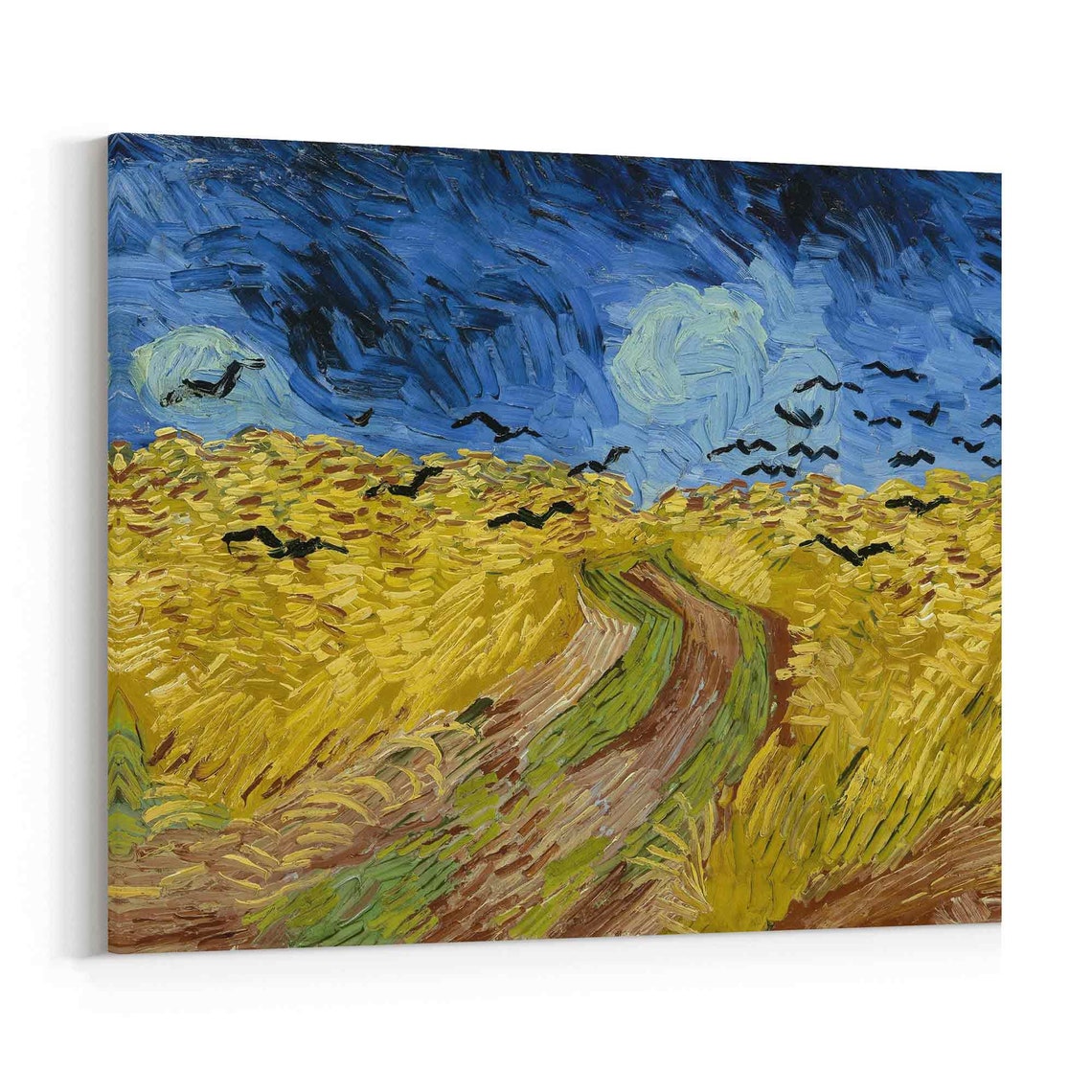 Wheatfield With Crows Van Gogh Wall Art Wheatfield With - Etsy