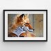 Red Fox Canvas Print Red Fox Wall Art Red Fox Poster - Etsy