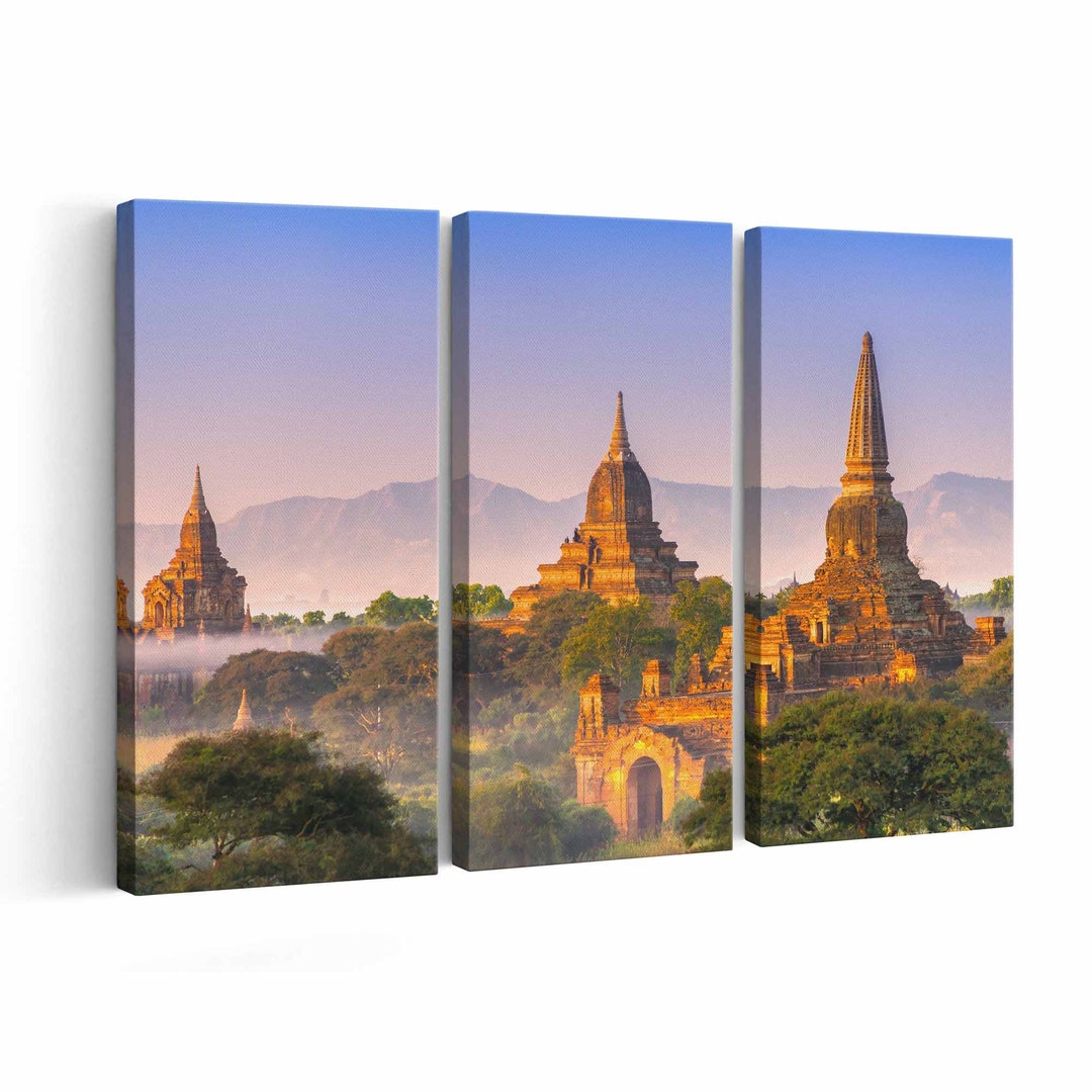 Bagan Canvas Print || Bagan Wall Art || Bagan Poster || Bagan Home ...