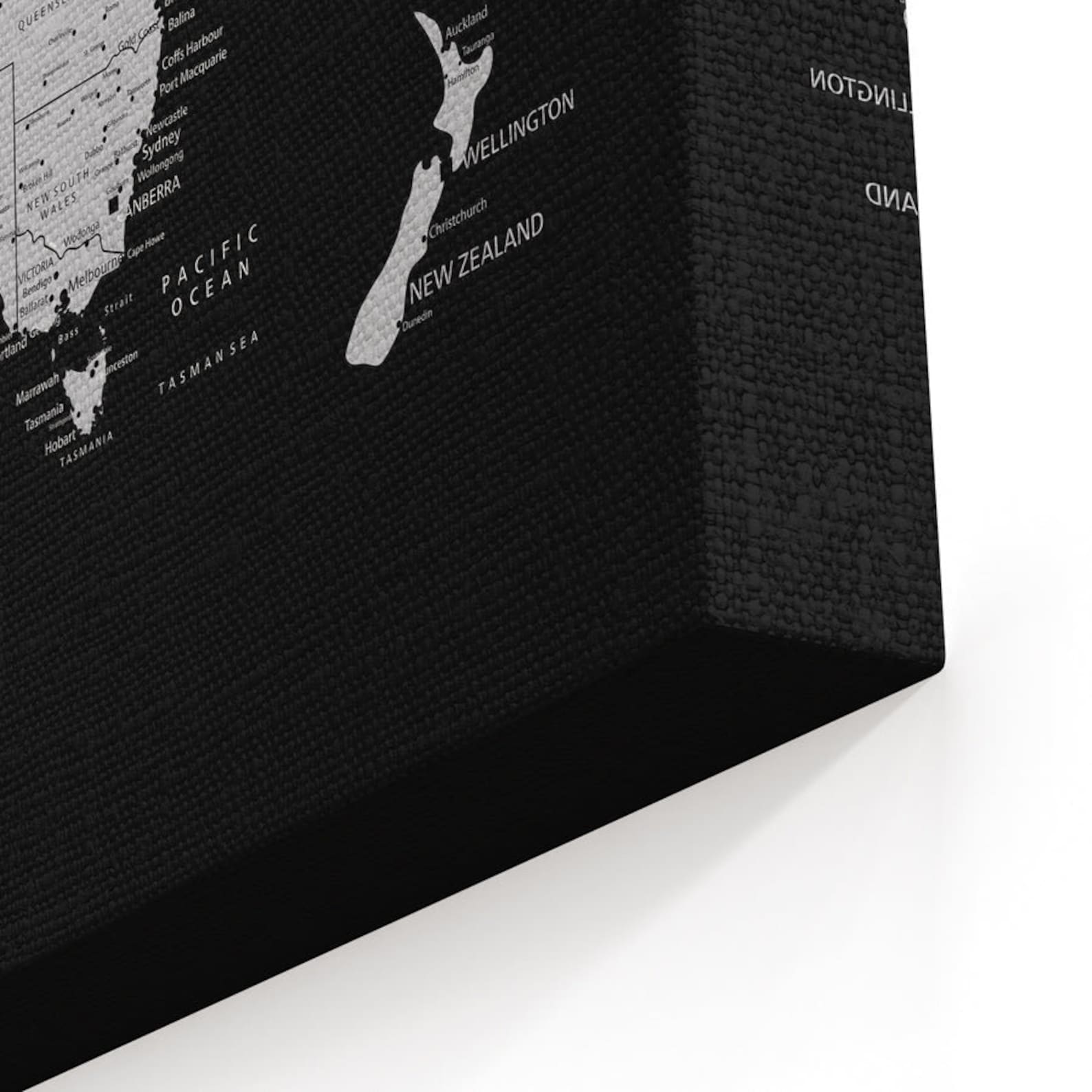 Black Push Pin World Map Personalized World Map Black Push Pin - Etsy