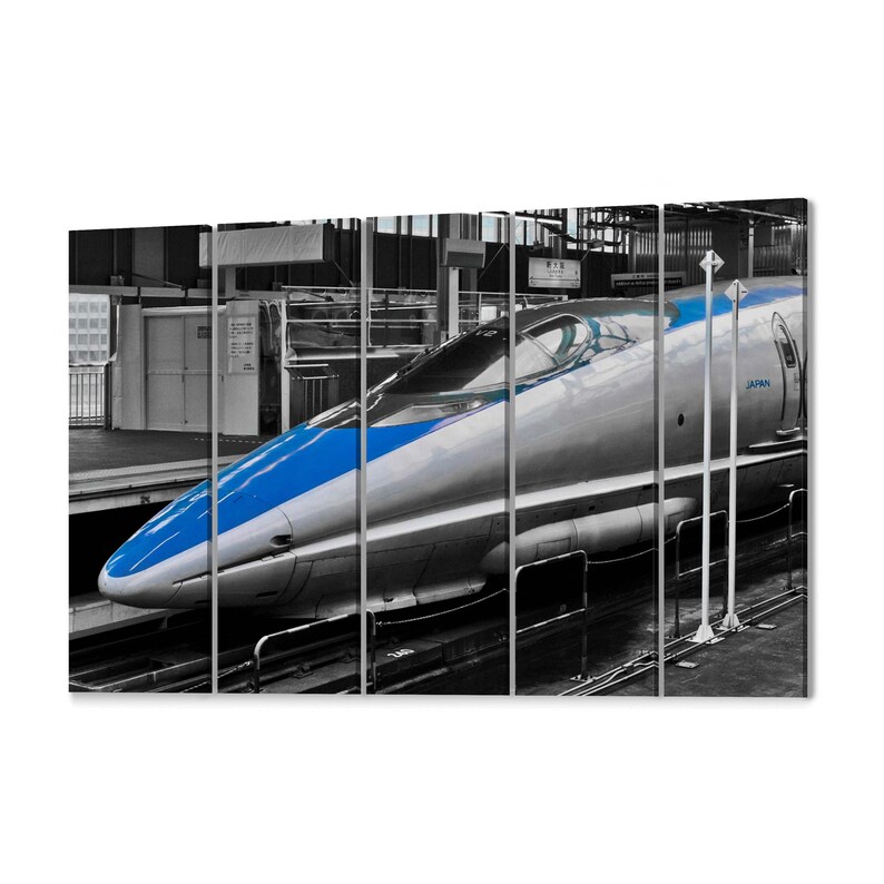 Bullet Train Canvas Print Bullet Train Wall Art Canvas | Etsy