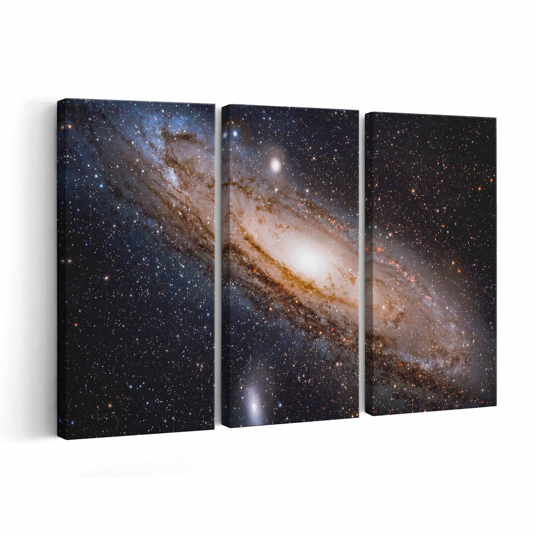 Andromeda Galaxy Canvas Print Universe Space Milkyway - Etsy