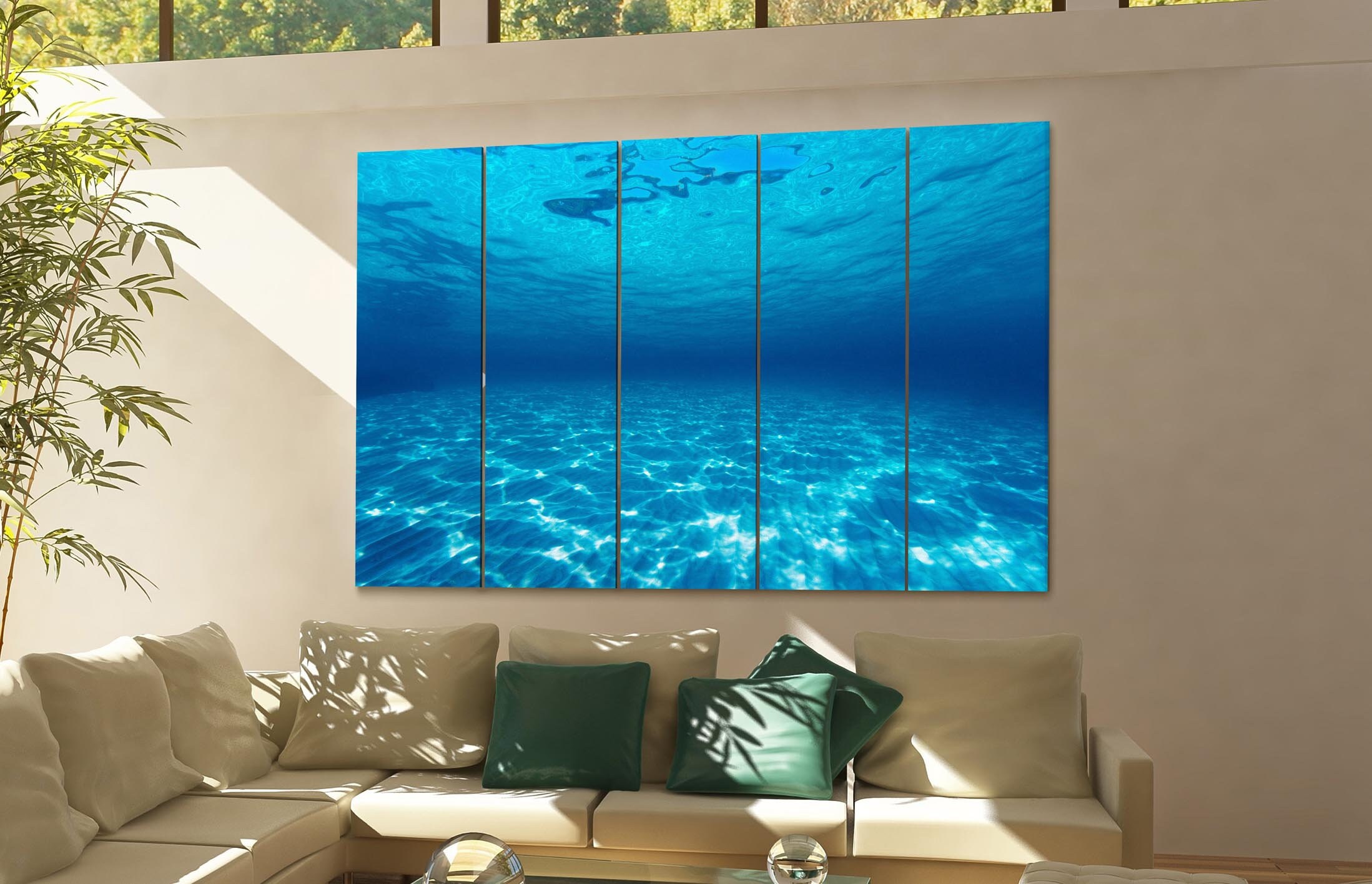 Underwater Canvas Print Underwater Wall Art Canvas Multiple | Etsy