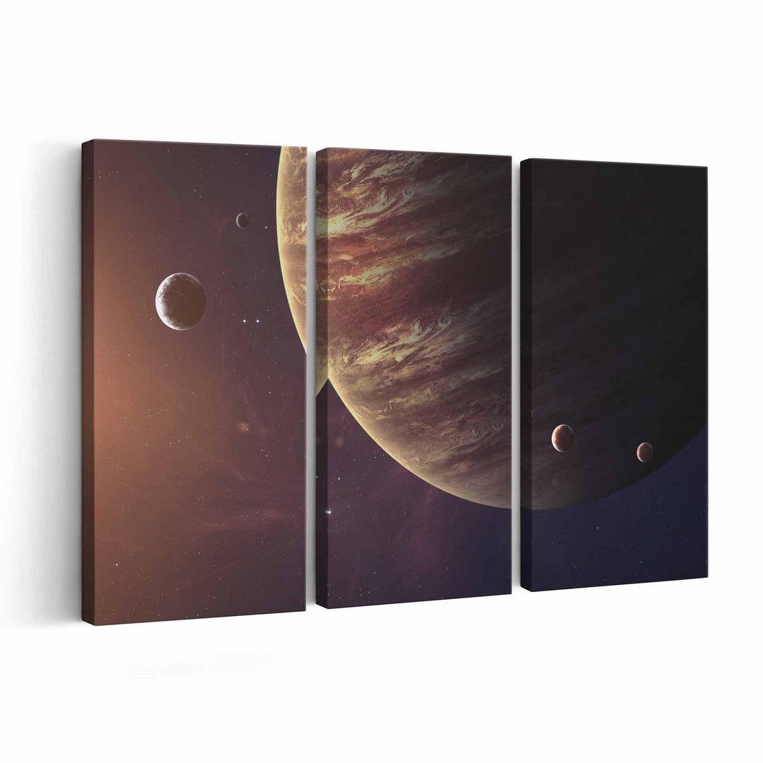 Jupiter Wall Art | Canvas or Poster Print (framed) | Color / Black ...