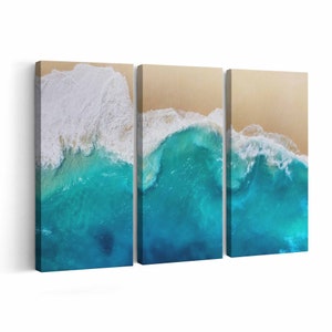 Ocean Top View Canvas Print Ocean Top View Wall Art - Etsy