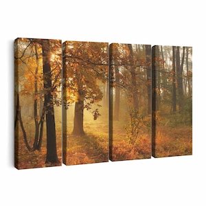 Autumn Forest Canvas Print || Autumn Forest Wall Art || Autumn Forest ...