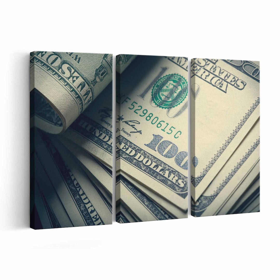 Money Canvas Print || Money Wall Art || Money Poster || Money Home ...