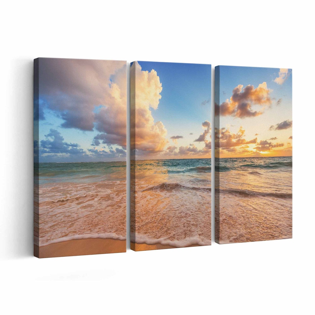 Caribbean Sea Canvas Print || Caribbean Sea Wall Art || Caribbean Sea ...