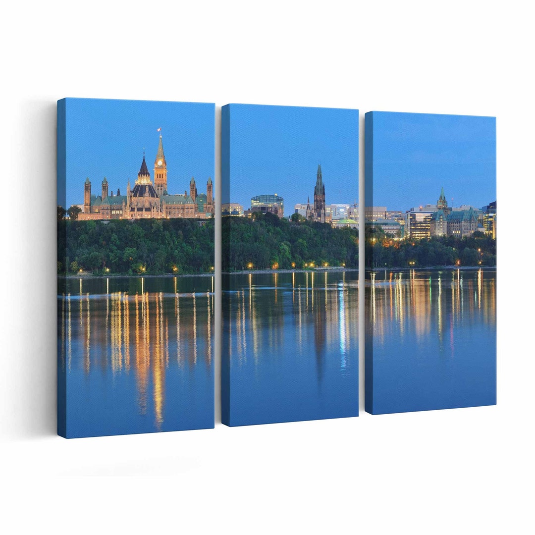 Ottawa Skyline Canvas Print || Ottawa Skyline Wall Art || Ottawa ...