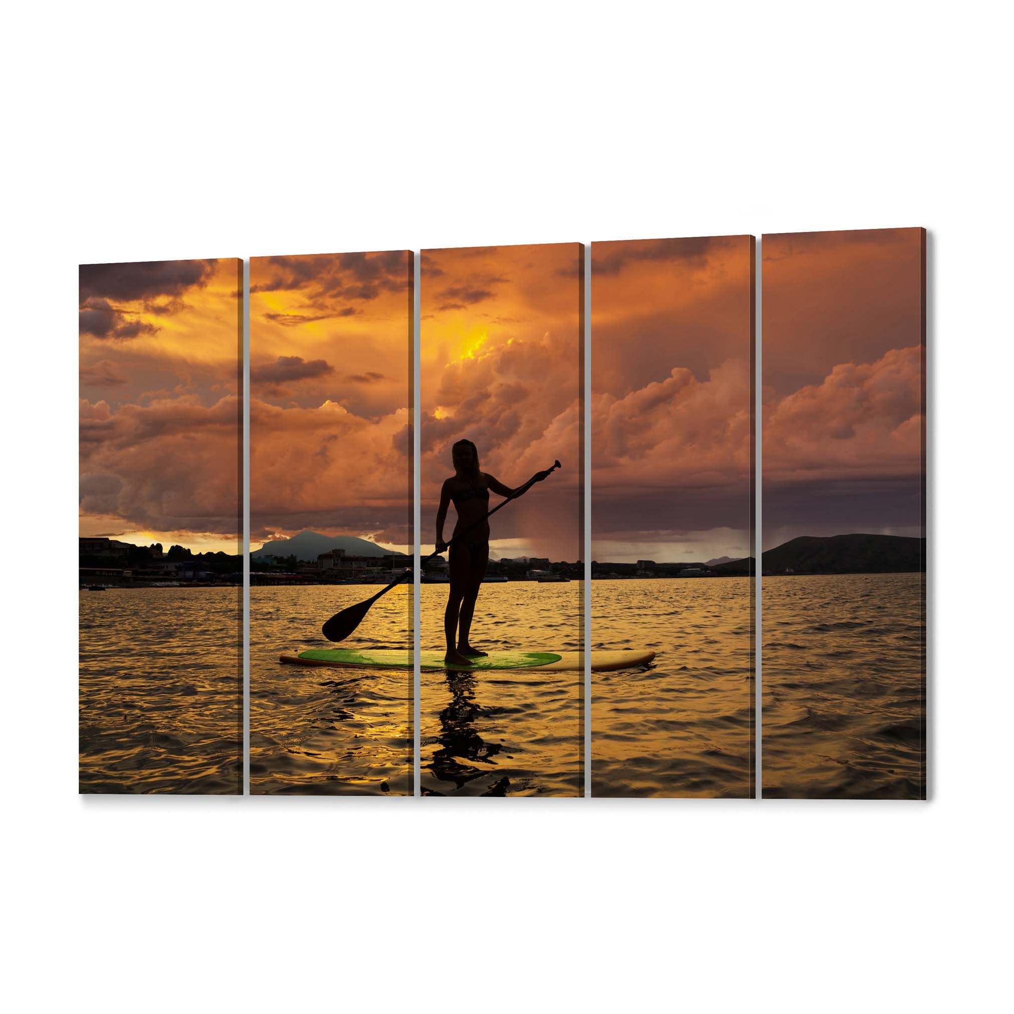 Paddle Board Canvas Print Paddle Board Wall Art Canvas | Etsy