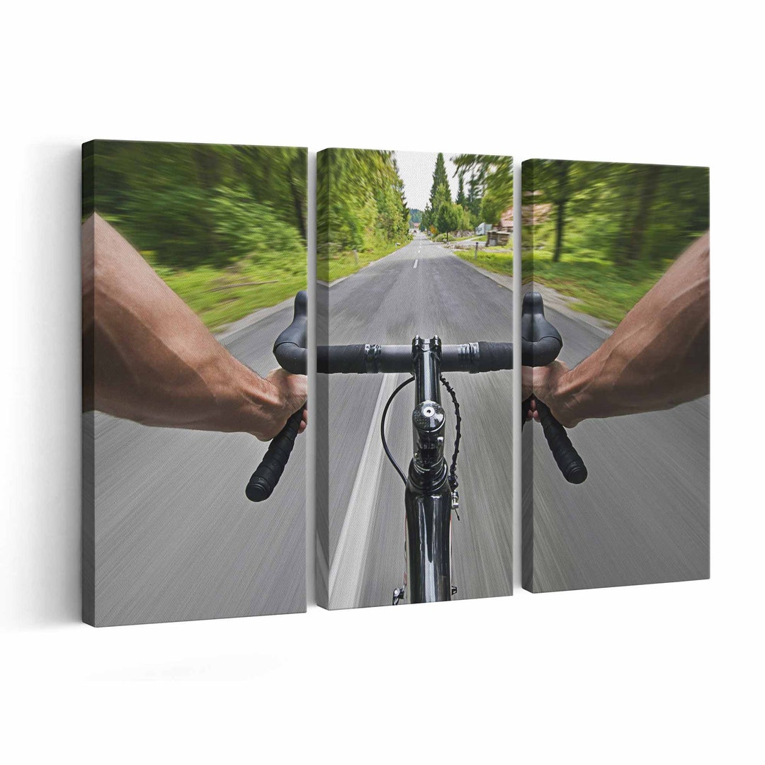 Road Cycling Canvas Print || Road Cycling Wall Art || Road Cycling ...