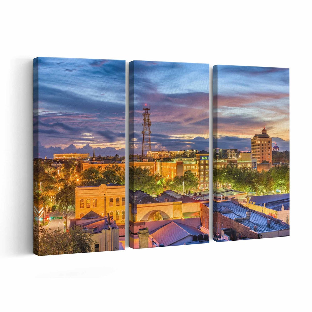 Gainesville Skyline Canvas Print || Gainesville Skyline Wall Art ...