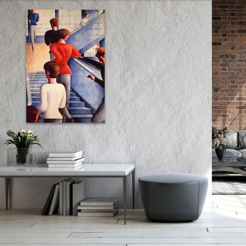 Bauhaus Stairway Oskar Schlemmer Wall Art Bauhaus Stairway - Etsy