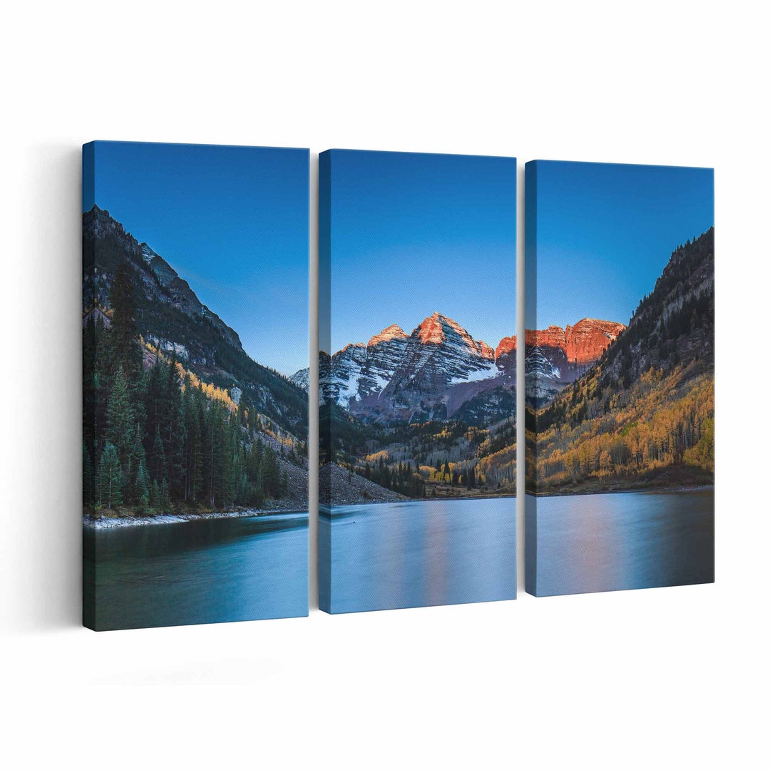 Maroon Bells Canvas Print || Maroon Bells Wall Art || Maroon Bells ...