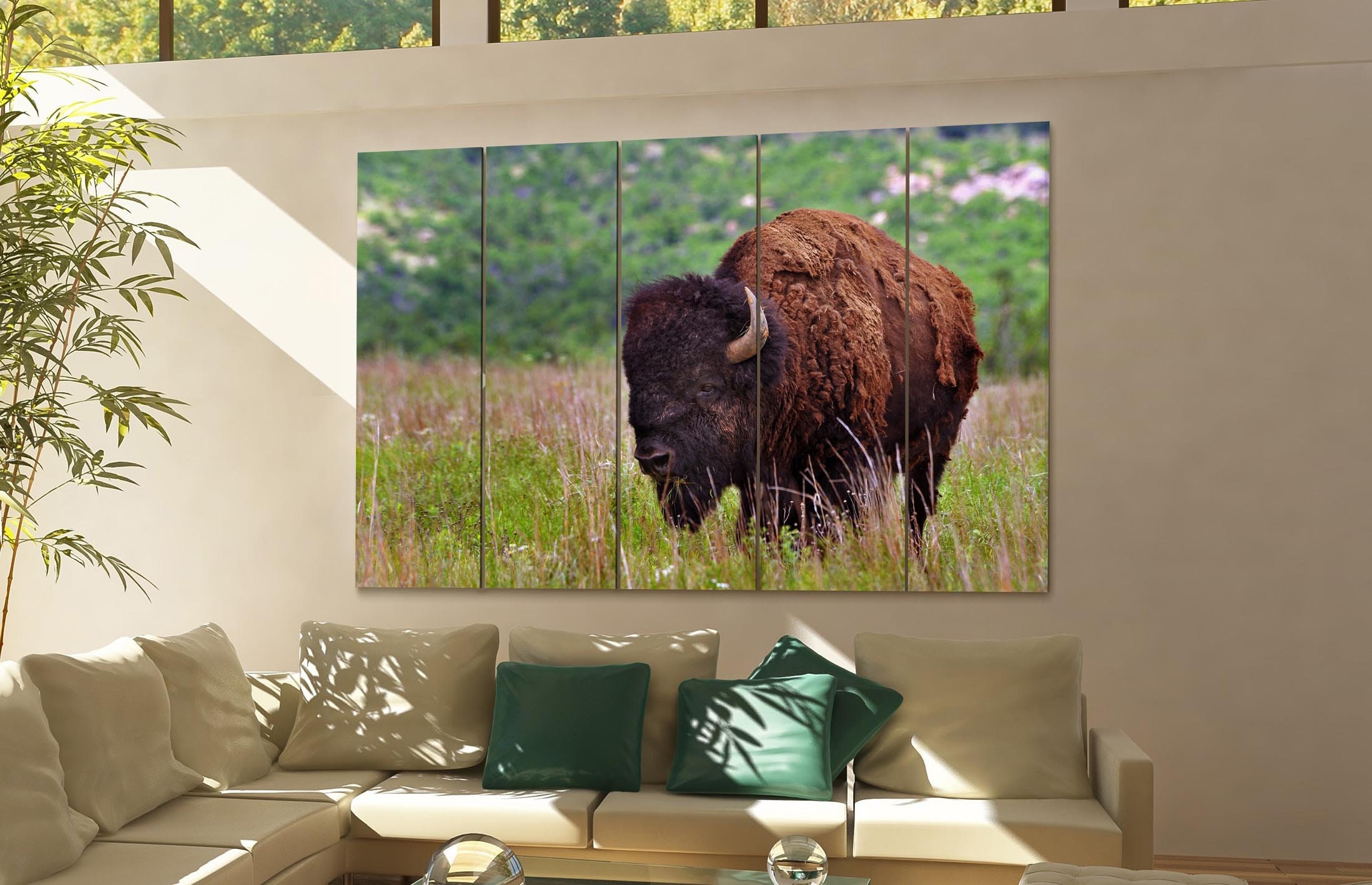American Buffalo Canvas Print American Buffalo Wall Art Canvas | Etsy