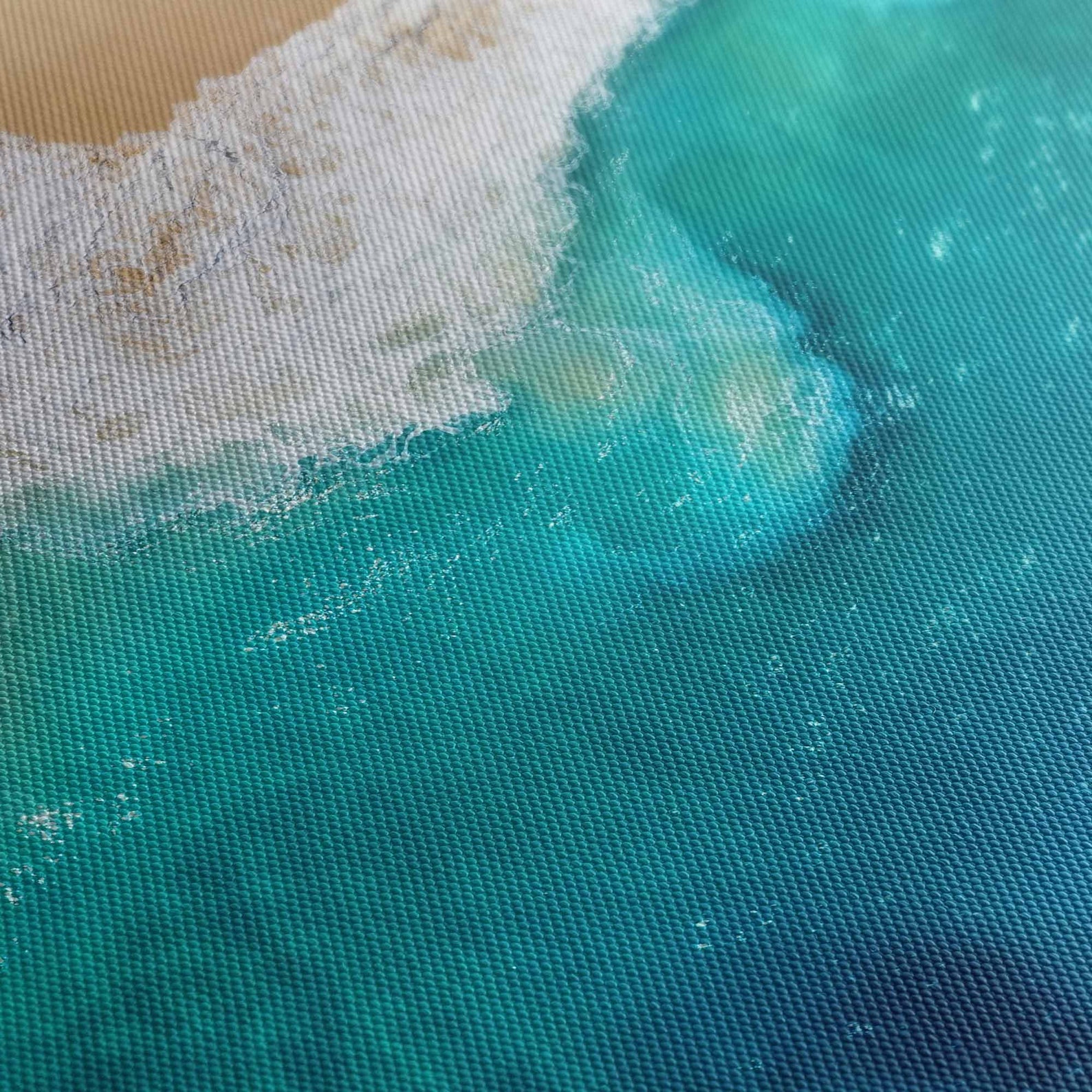 Ocean Top View Canvas Print Ocean Top View Wall Art - Etsy