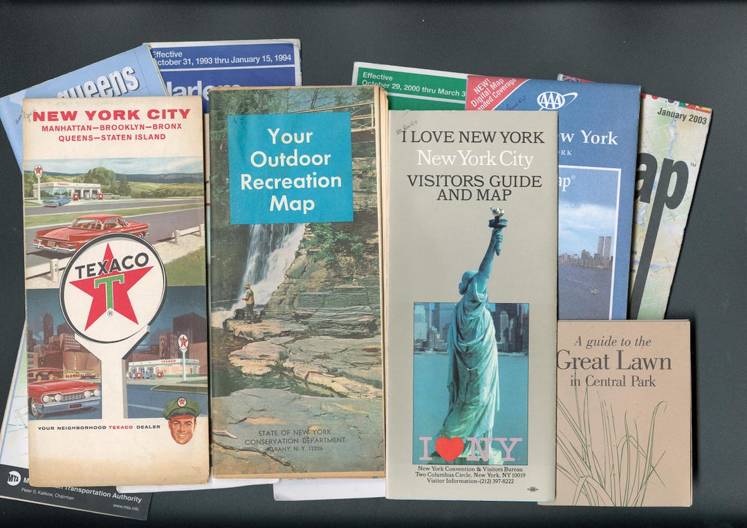 Vintage New York Maps | Cartography Collection | Historical Wall Art ...