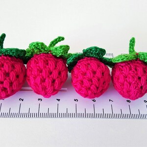 Play Food for Kids 4pcs Crochet Raspberry Kids Sensory Toy - Etsy