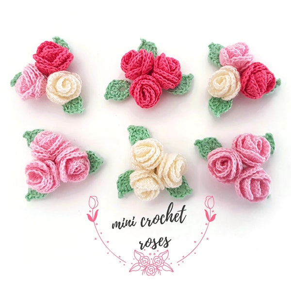 Pink Rose Applique - Etsy