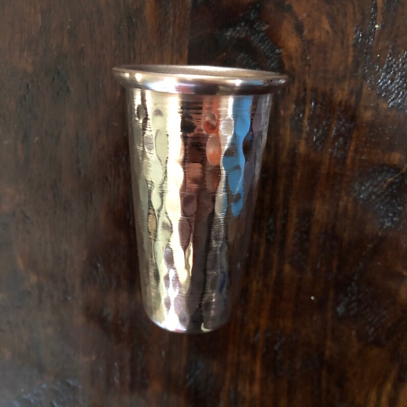 1.5oz Pure Hammered Copper Shot Glass | Etsy