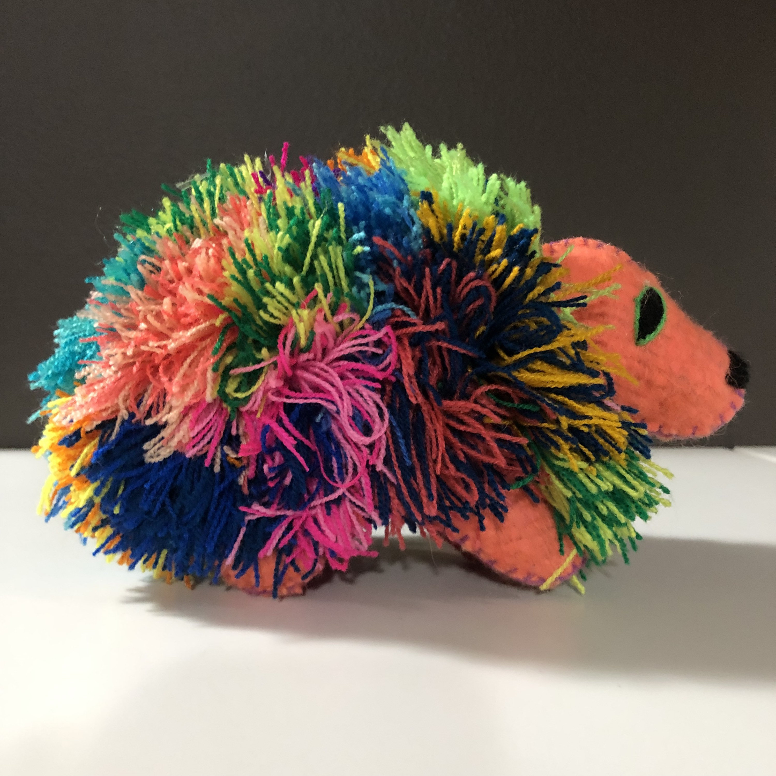 Hand Sewn Stuffed Animal Porcupine Plush Toy