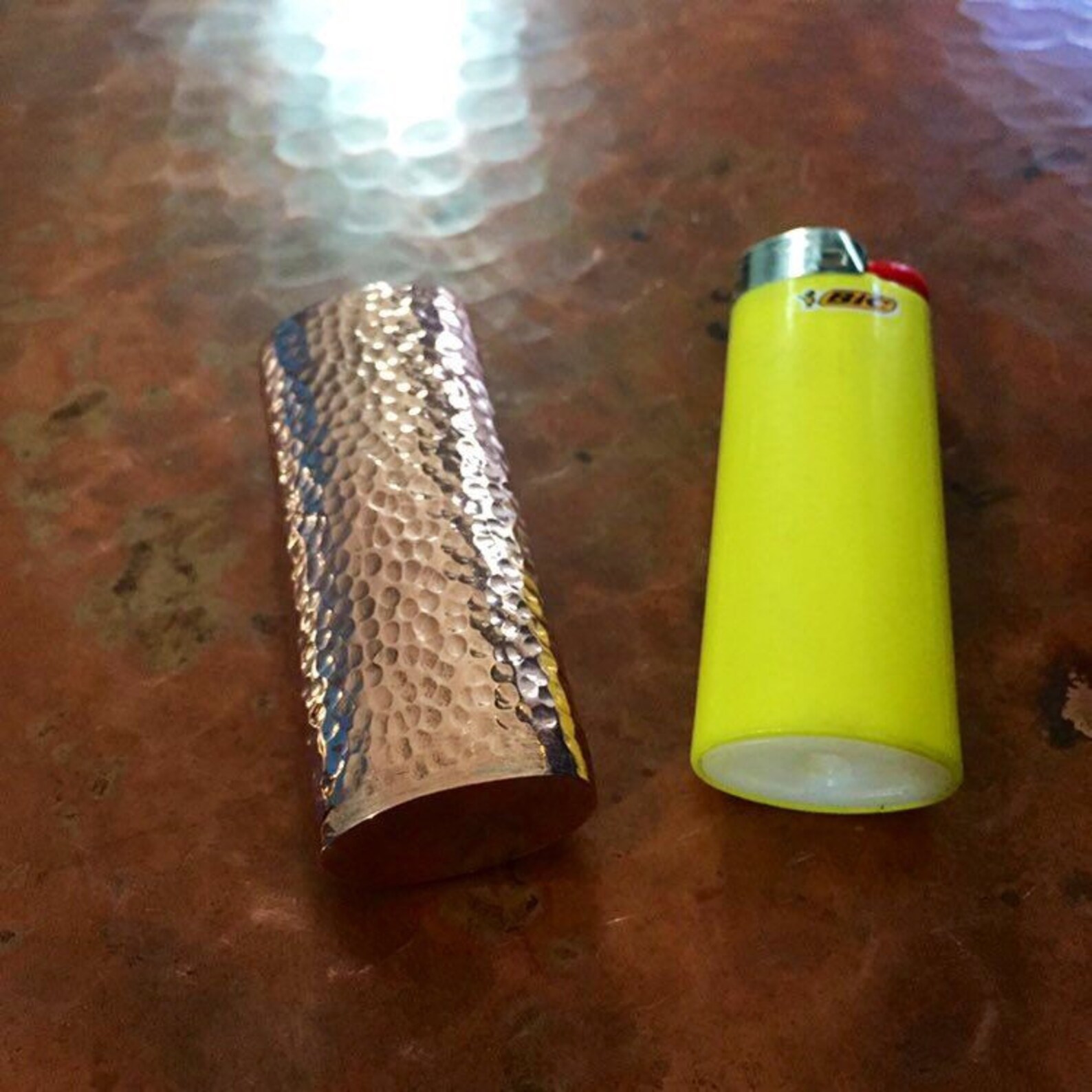 Handcrafted Pure Copper Lighter Cover with Hand Hammered | Etsy