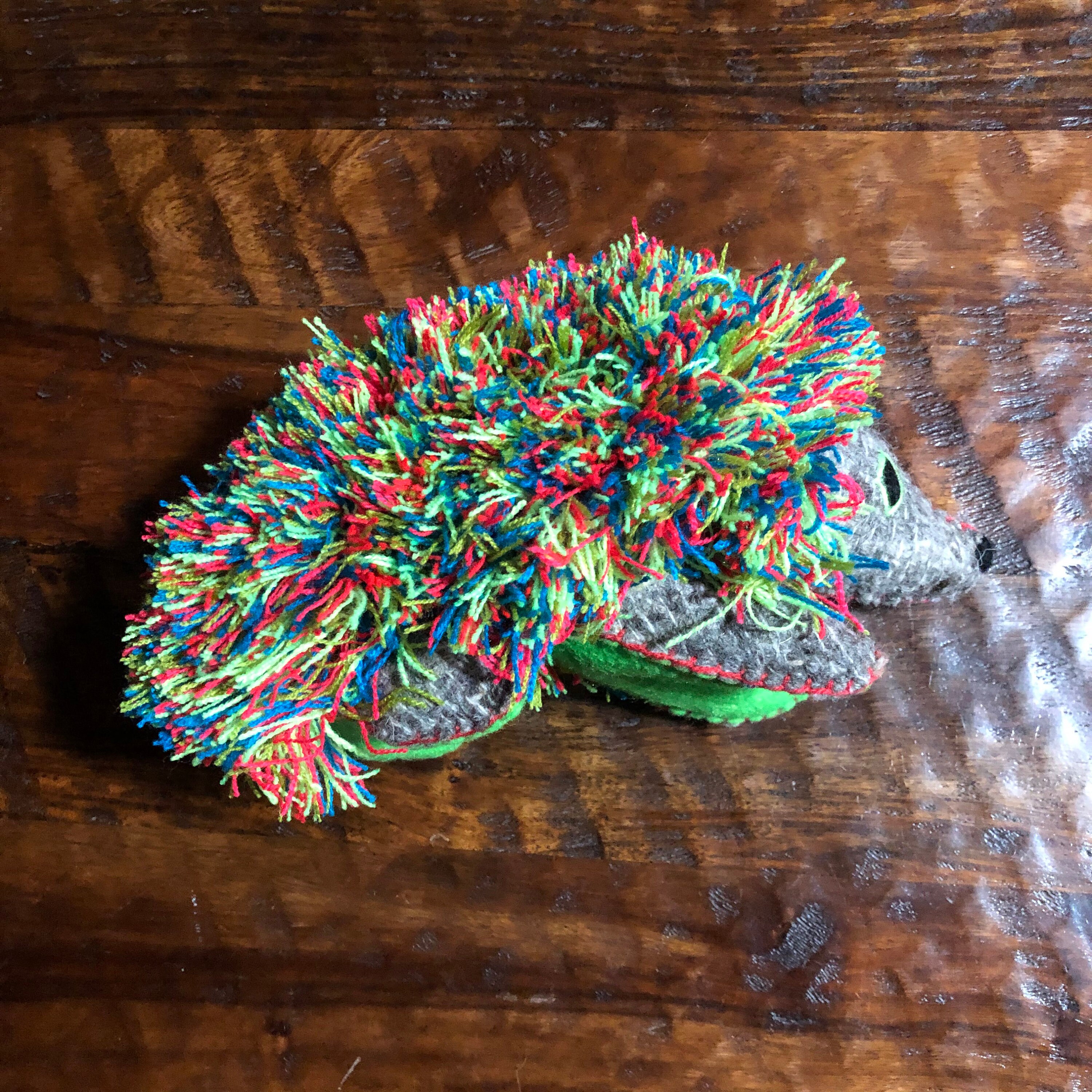 Hand Sewn Stuffed Animal Porcupine Plush Toy
