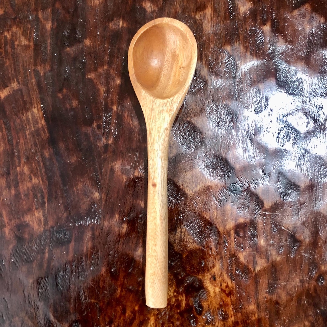 Hand Carved 7” Mesquite Serving Spoon From Guerrero, Mexico - Etsy