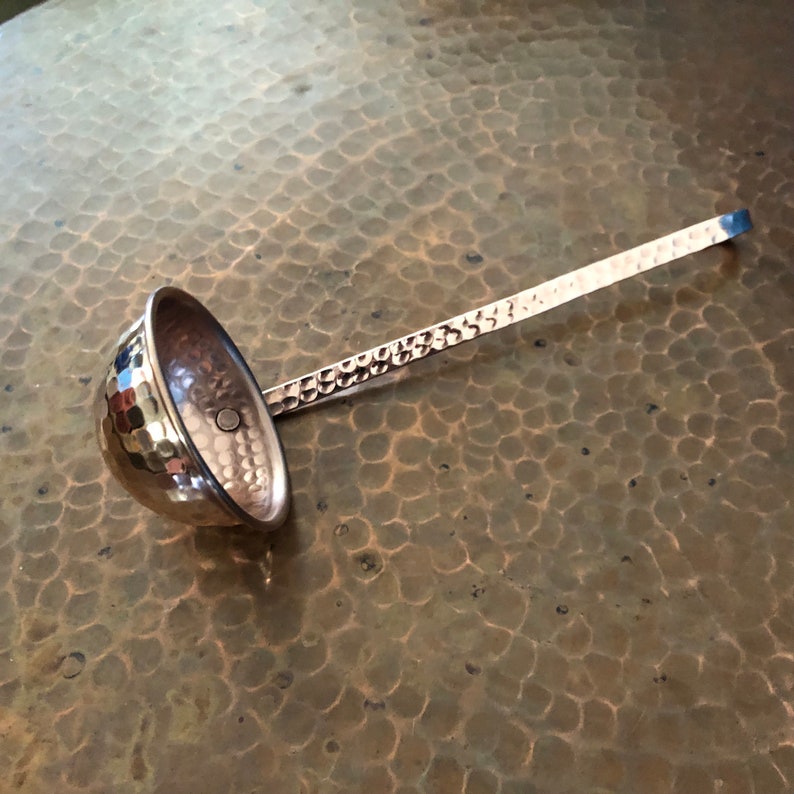 Pure Hammered Copper 2oz Ladle - Etsy
