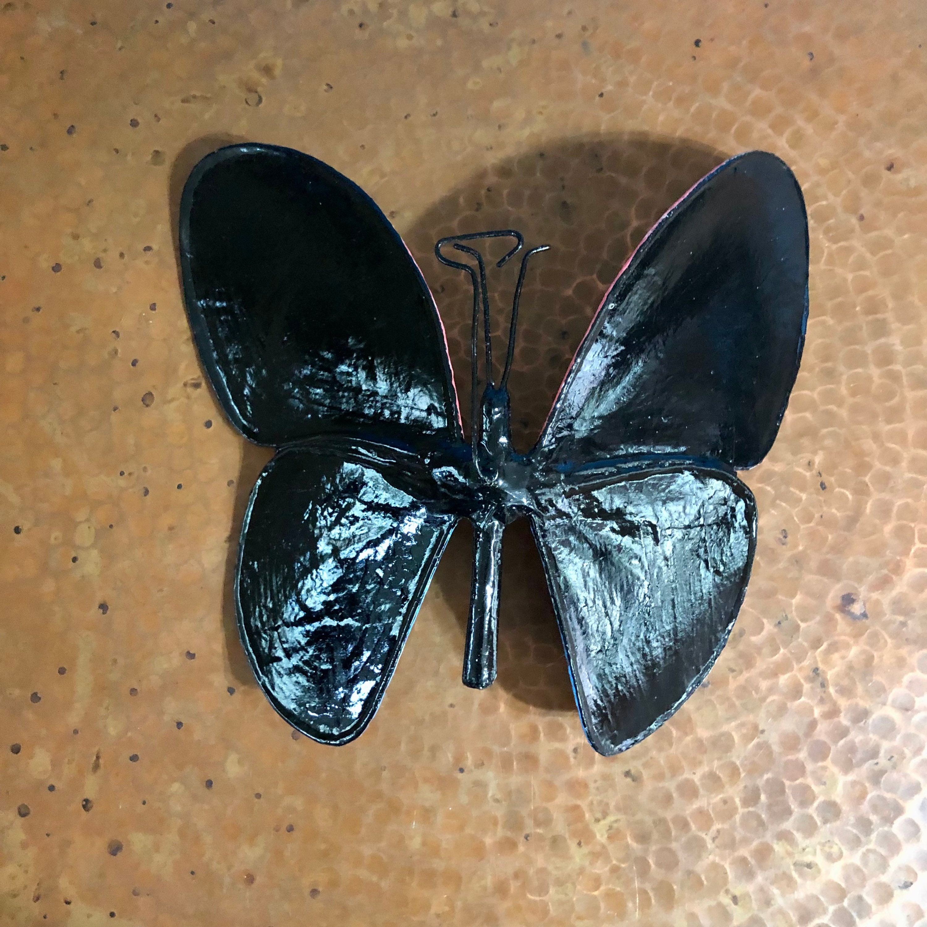 Extra Large Paper Maché Butterfly Wall Ornament from Izamal, Yucatán ...