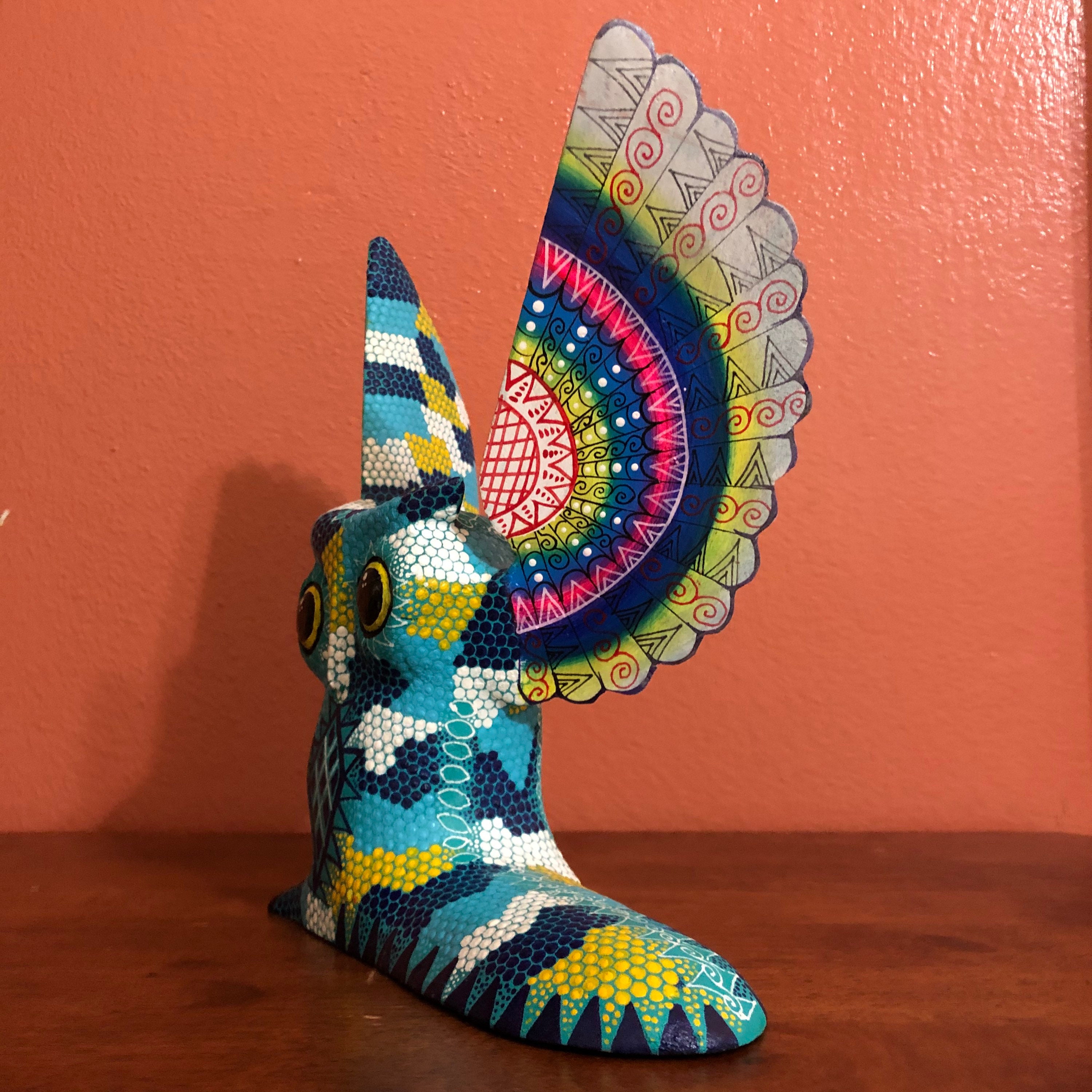 Art & Collectibles Alebrije Owl Wood Carving by Roberto and Esperanza ...