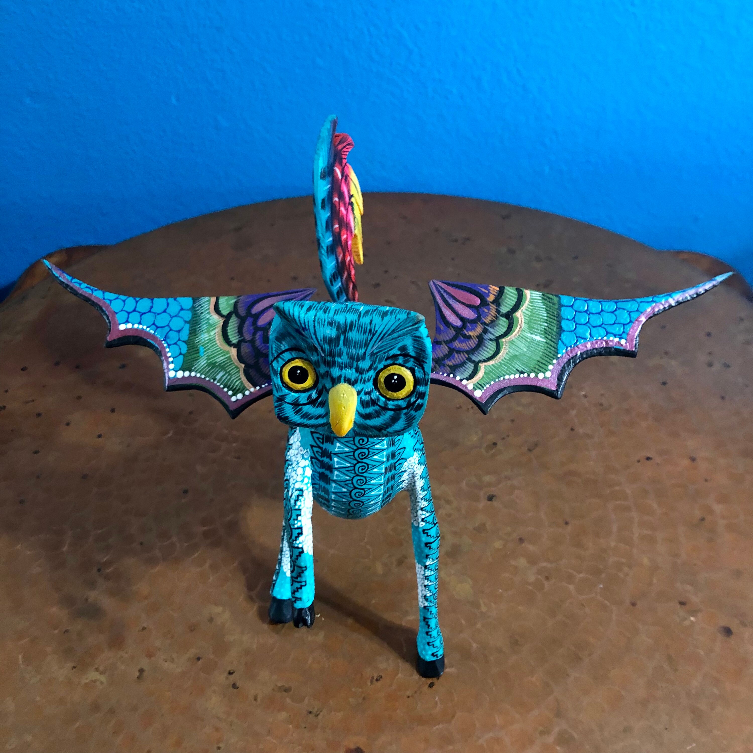 Alebrije Spirit Animal Wood Carving by Esperanza Martinez from Oaxaca ...