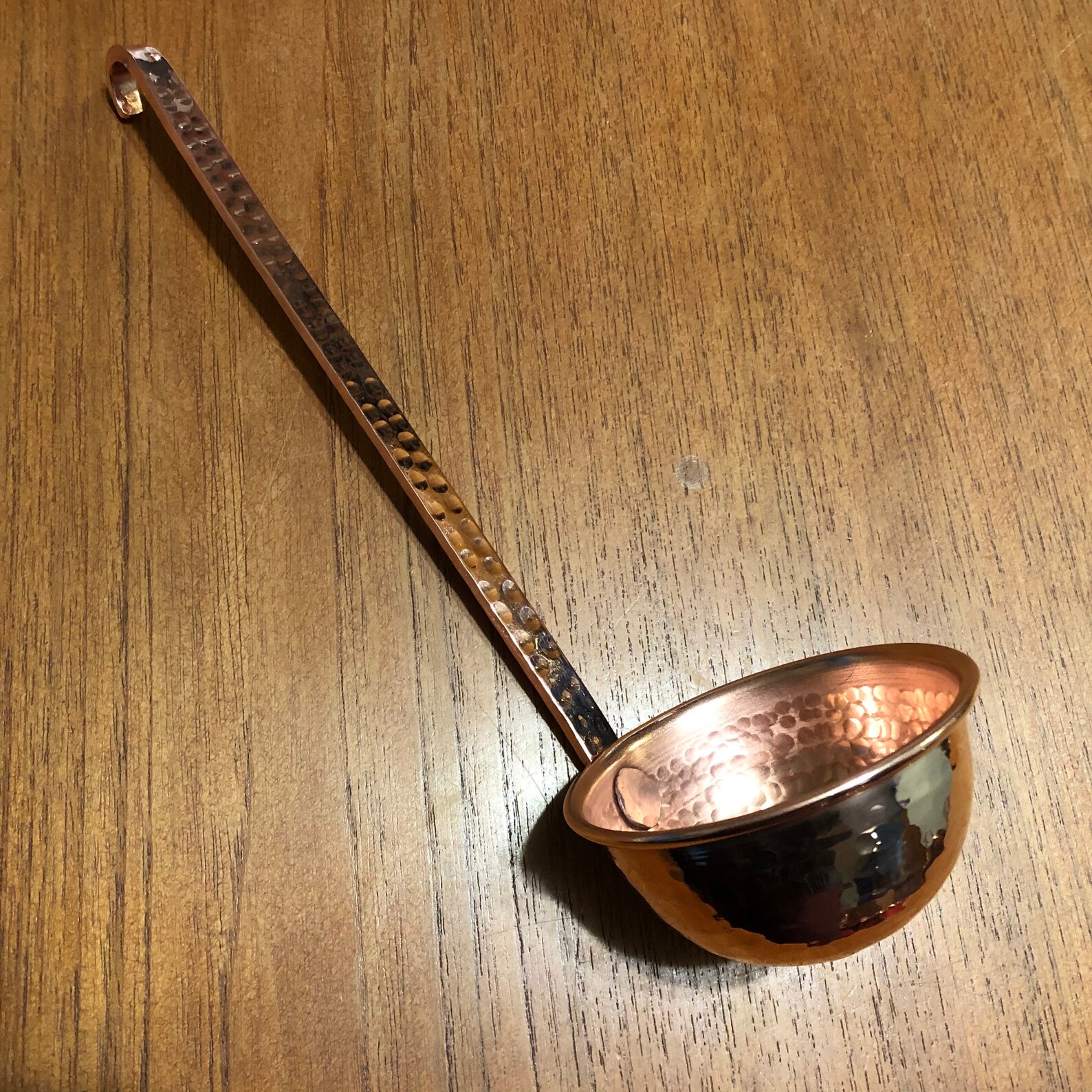 Pure Hammered Copper 4oz Ladle - Etsy