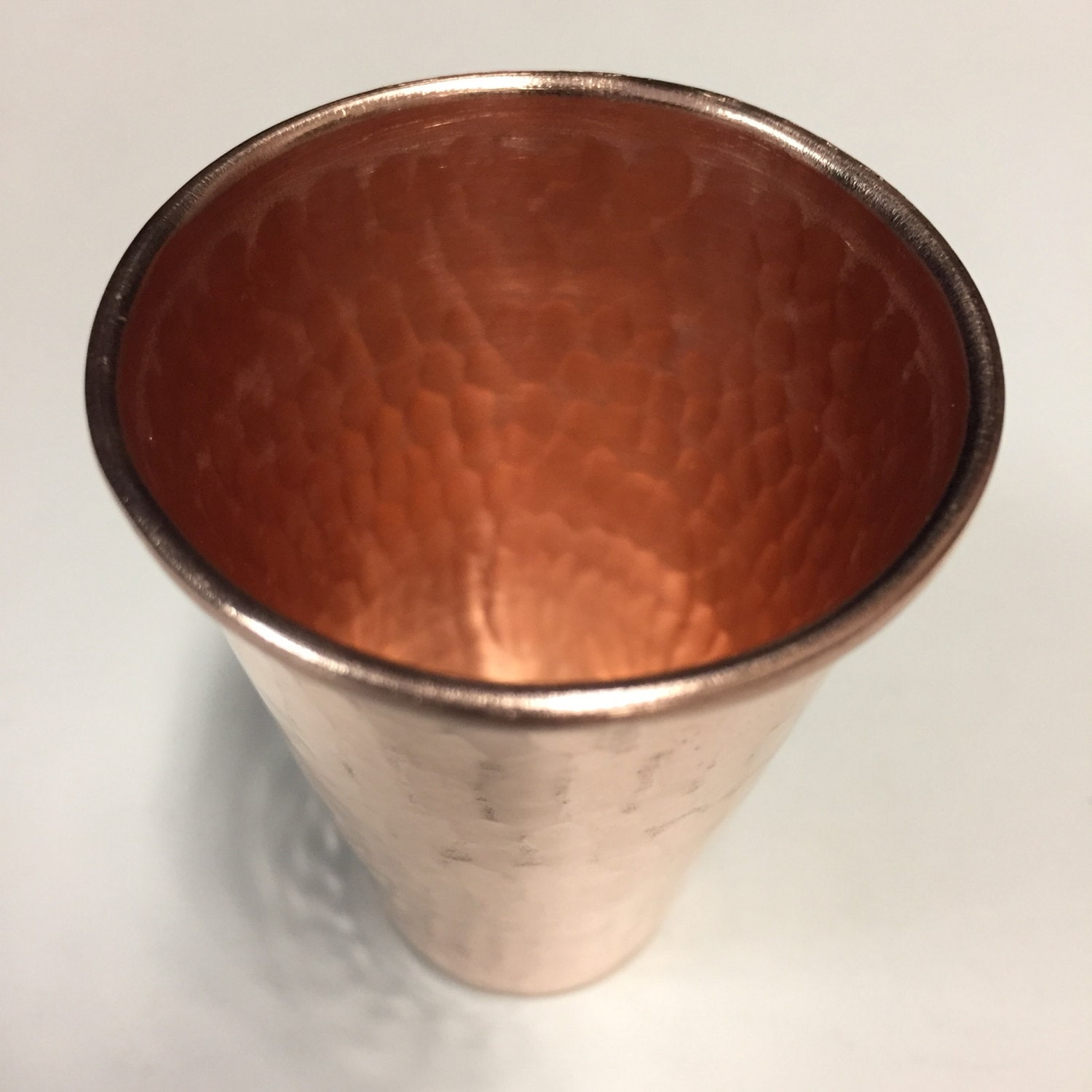 4-pack of 2oz pure hammered copper shot glass