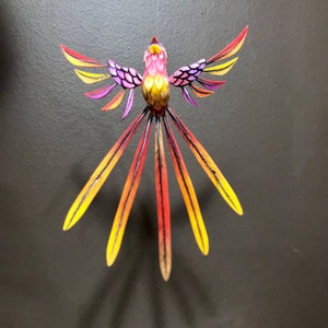 Alebrije Exotic Quetzal Bird Wood Carving by Roberto and Esperanza ...