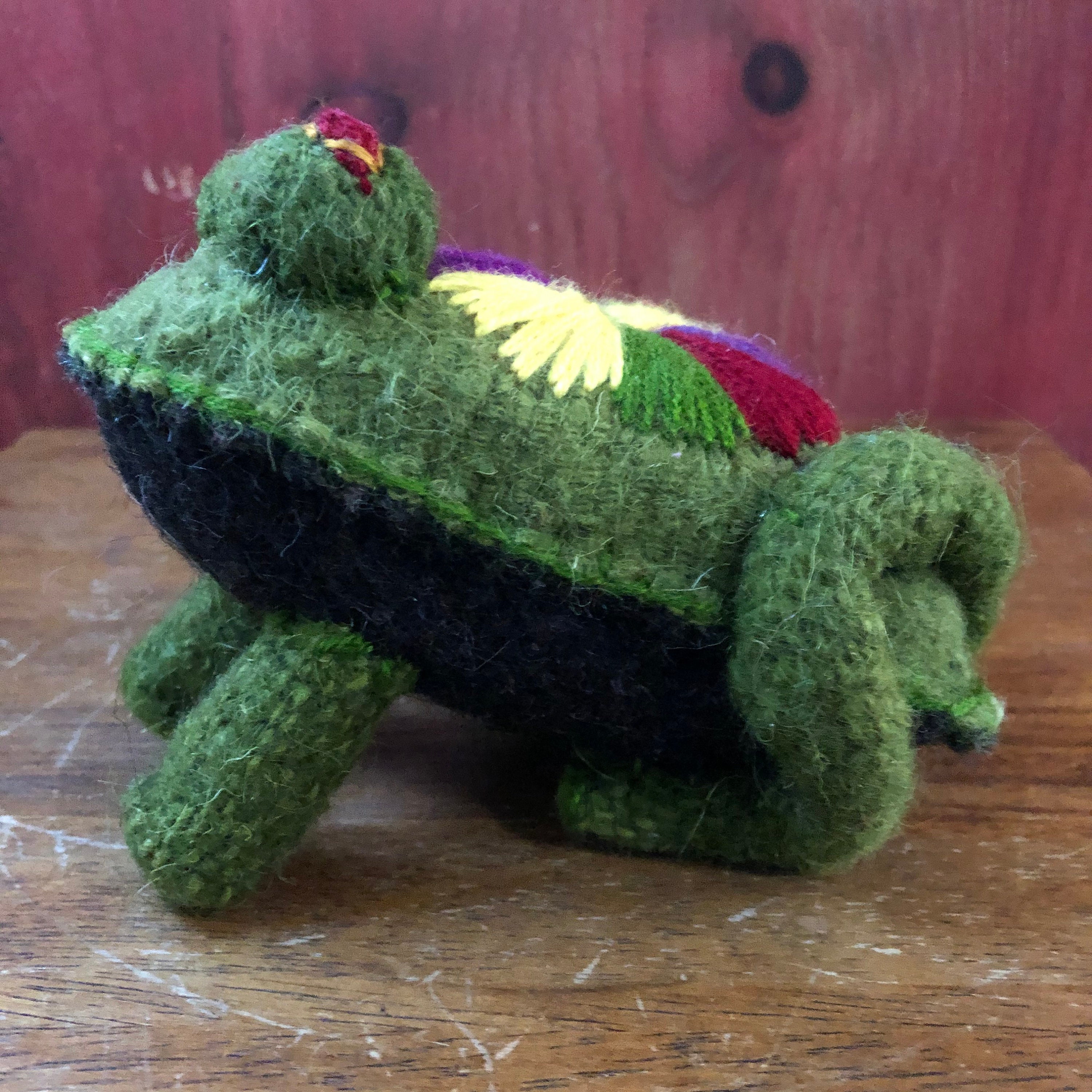 Hand Sewn Stuffed Animal Frog Plush Toy