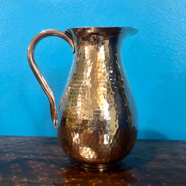 Copper Pitcher - Etsy