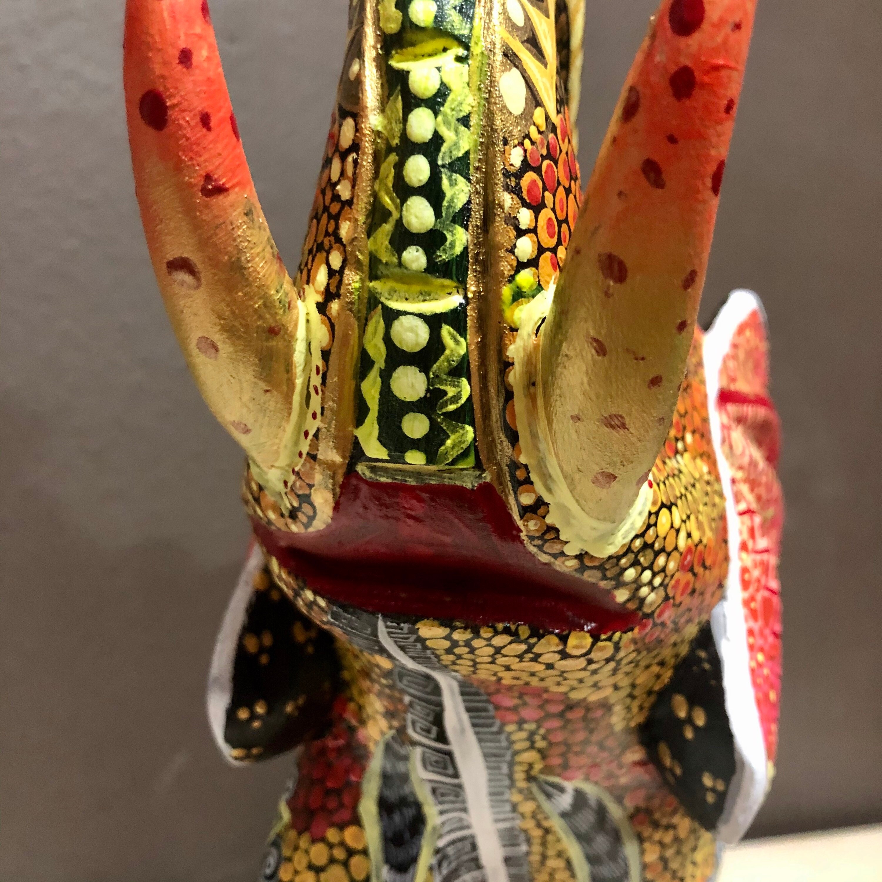 Handcrafted Alebrije Elephant Woodcarving from Oaxaca, Mexico
