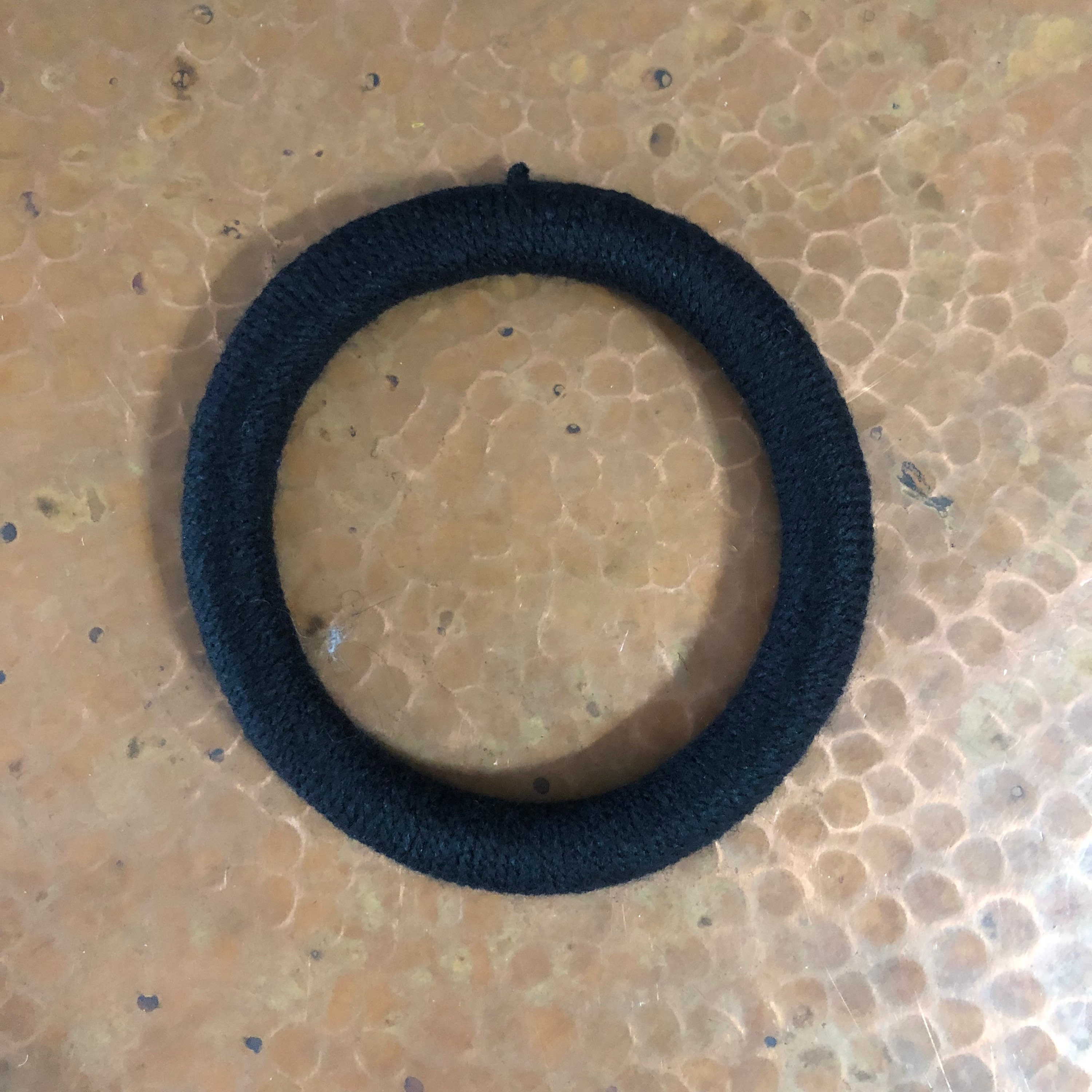 5 1/4” Black Pottery Ring