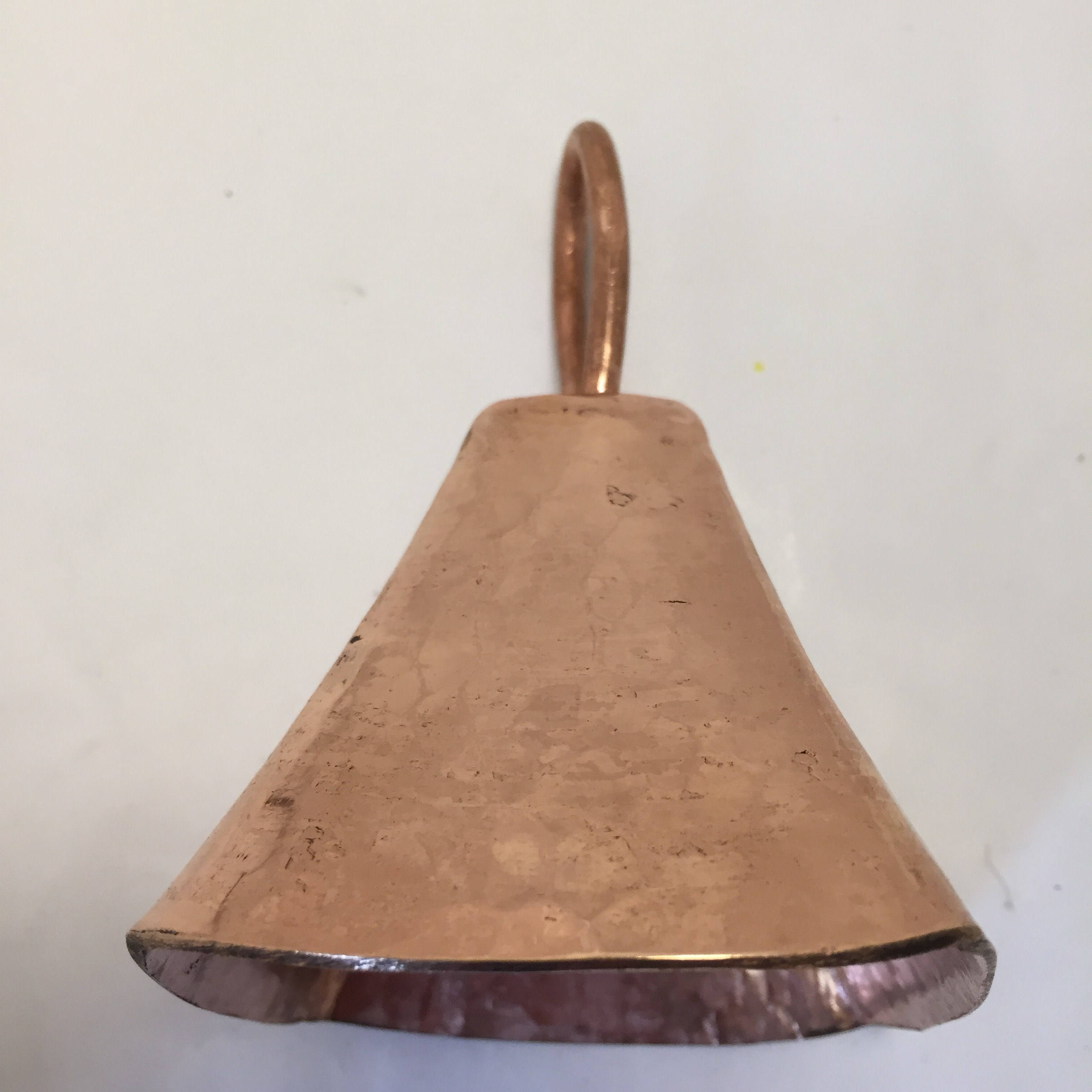 Pure Hammered Copper Cowbell (3 1/2)