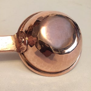 Hammered Copper 1oz Coffee Scoop Measuring Spoon - 8” - Etsy