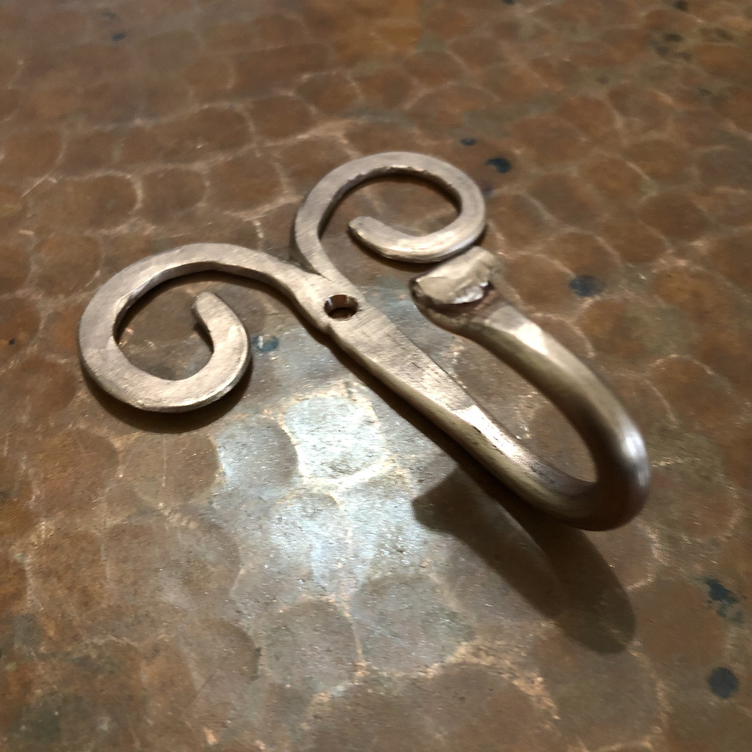 Handcrafted Pure Copper Wall Hook / Decorative Coat Hooks