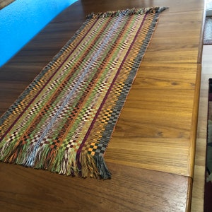 Handwoven Cotton Table Runner / Centerpiece From Otavalo, Ecuador 40 X ...