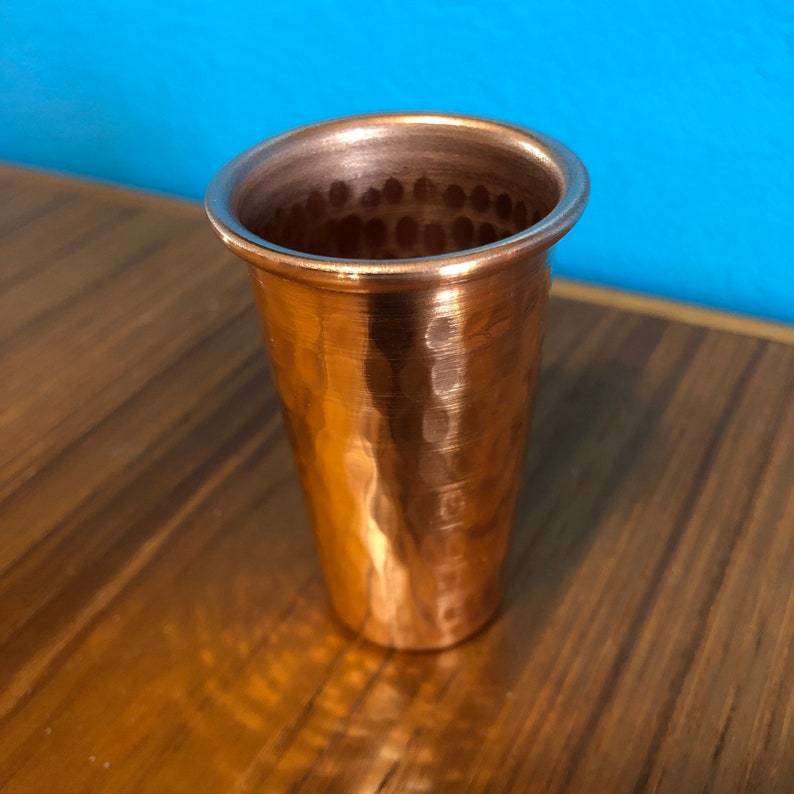 1.5oz Pure Hammered Copper Shot Glass - Etsy