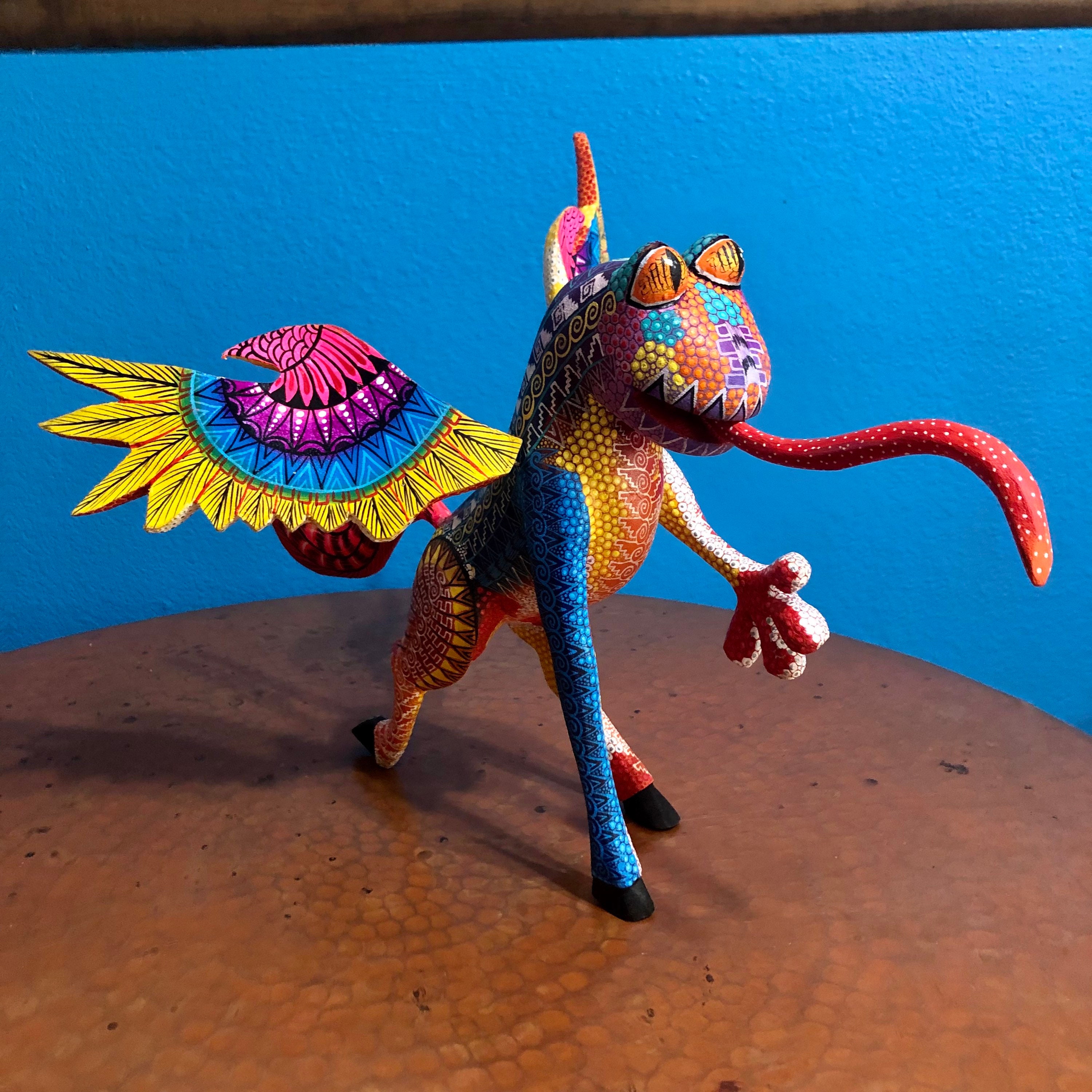 Alebrije Spirit Animal Wood Carving by Esperanza Martinez from Oaxaca ...