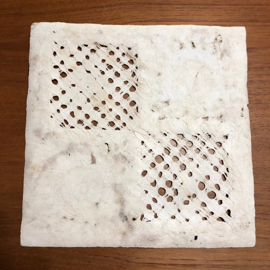 Handmade Amate Paper Wall Art with Suns from Mexico