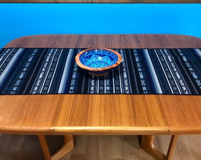Woven Cotton Table Runner From Otavalo, Ecuador- 64” X 20” - Etsy
